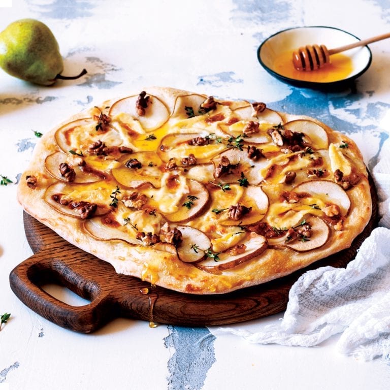 Blazed Brie & Pear Pizza - The Social Weed