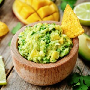 Fresh Avo-Mango Salsa w/Homemade Chips - The Social Weed